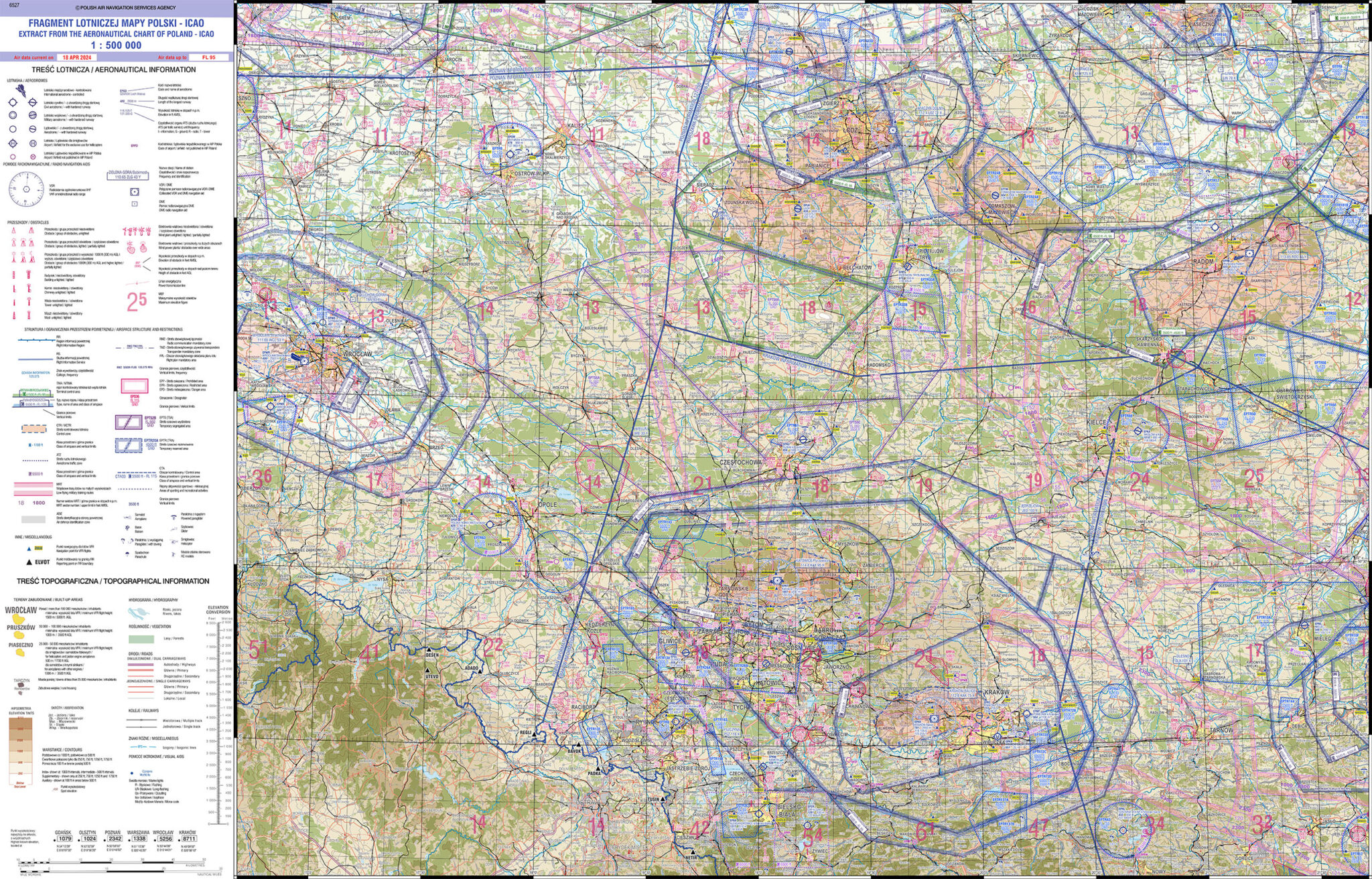 Aeronautical Chart of Poland – Polska Agencja Żeglugi Powietrznej ...